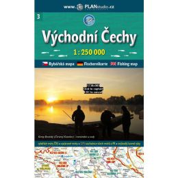 Rybárska mapa - východné Čechy - Rybárské potreby Rybina